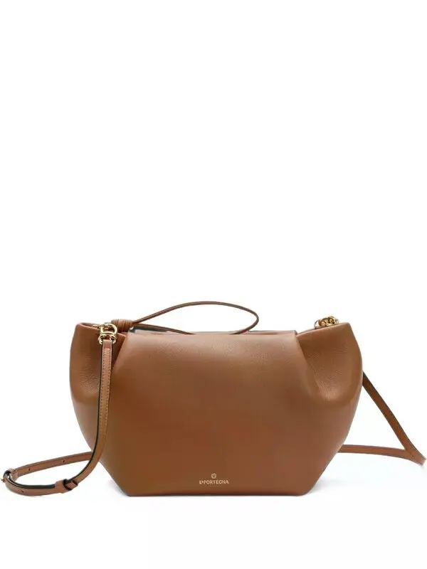 LA PORTEGNA Marta Leather Shoulder Bag