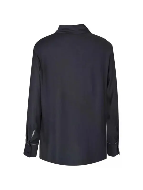 Peserico Contrast-trim Button-down Shirt