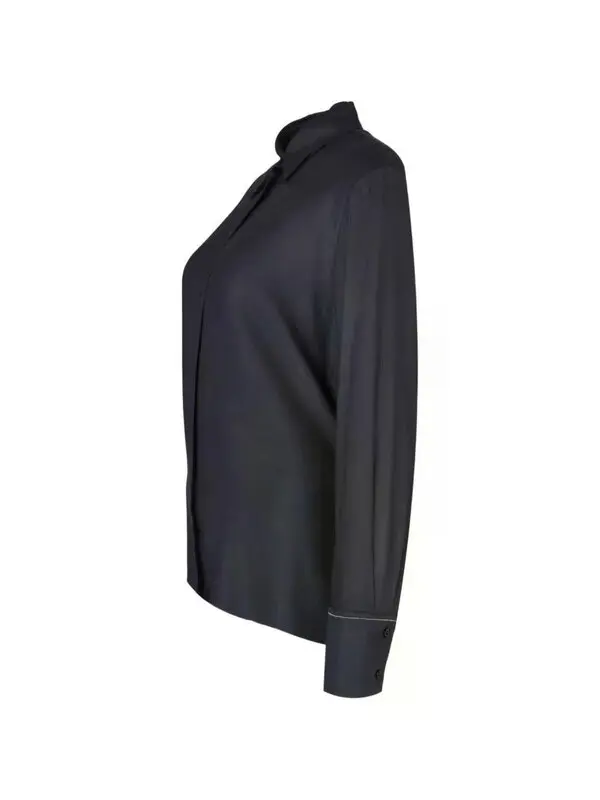 Peserico Contrast-trim Button-down Shirt