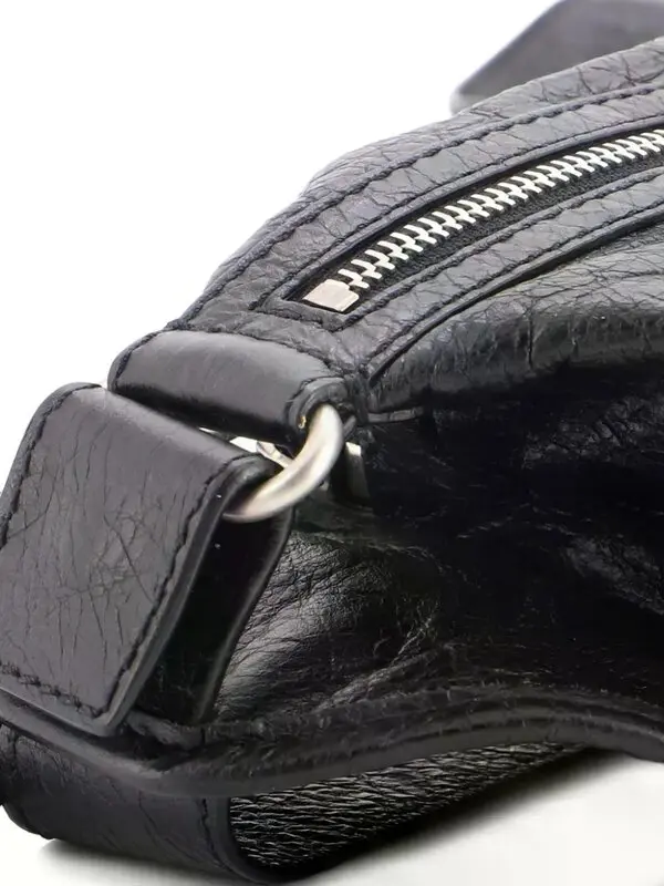 Balenciaga Neo Lift Classic Studs Waist Bag Leather Belt Bag - Black