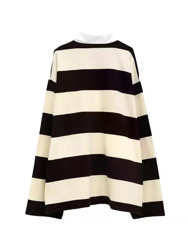 Balenciaga Striped Polo Shirt