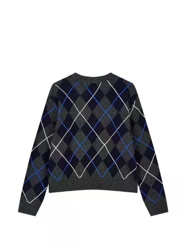 STUDIO TOMBOY Argyle-pattern Sweater