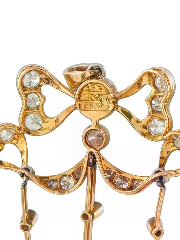 GUSTAV DAHLGREN Diamond And Pearl Pendant