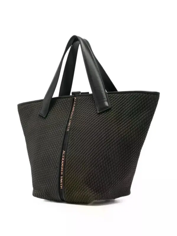 ALEXANDER SMITH Medium Lauren Logo-embellishment Tote Bag