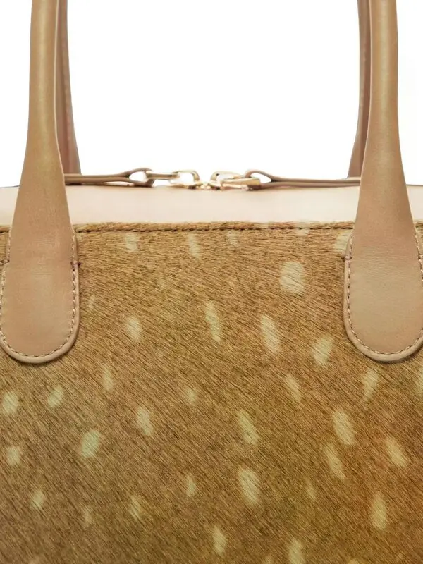 Loulou De Saison Jena Deer-print Tote Bag