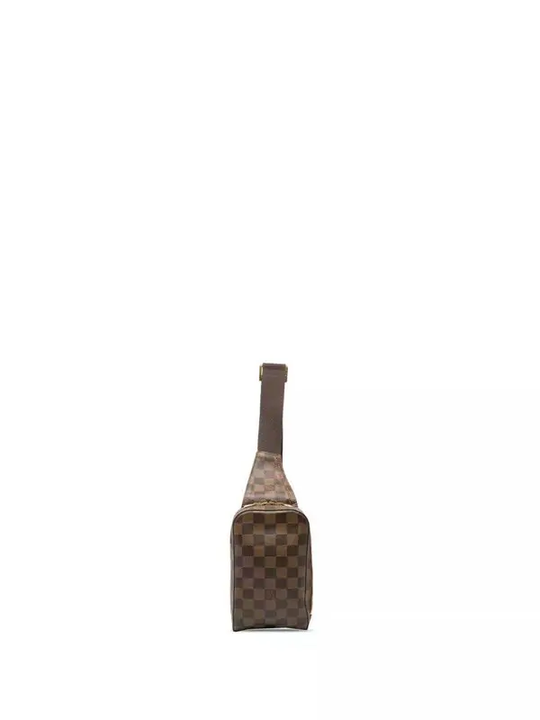 LOUIS VUITTON 2005 Damier Ebene Geronimos Crossbody Bag - Brown