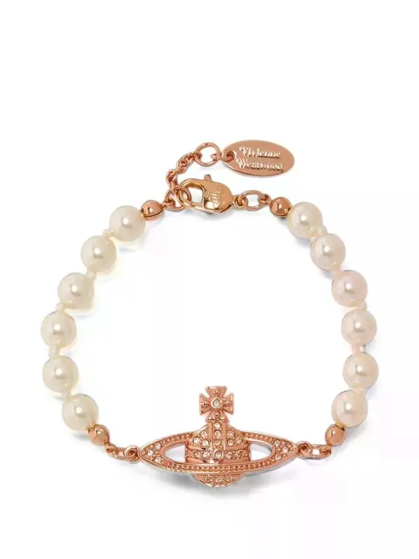 VIVIENNE WESTWOOD Mini Bas Relief Bracelet - Pink
