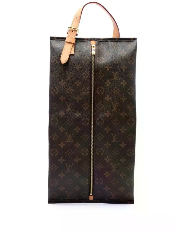 LOUIS VUITTON 2019 Monogram Shoe Pouch Travel Bag