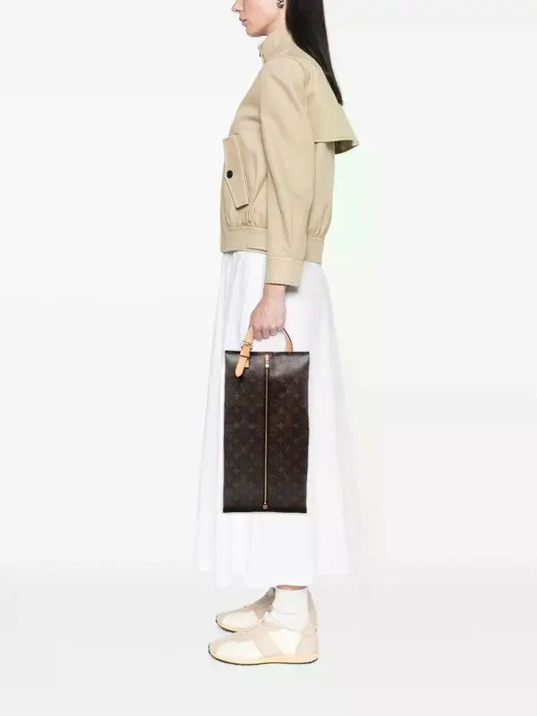 LOUIS VUITTON 2019 Monogram Shoe Pouch Travel Bag