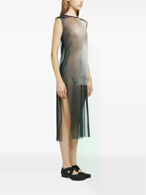 IA LONDON Semi Couture Sheer Dress