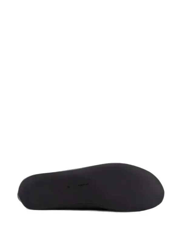 THE ROW Stella Slippers - Black