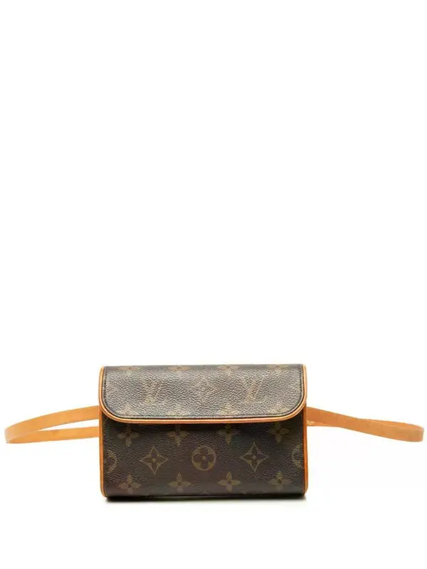 LOUIS VUITTON 2002 Monogram Pochette Florentine Belt Bag - Brown