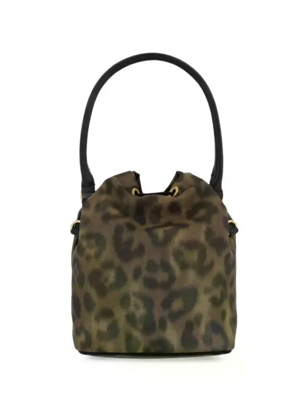 Premiata Leopard-print Drawstring Tote Bag