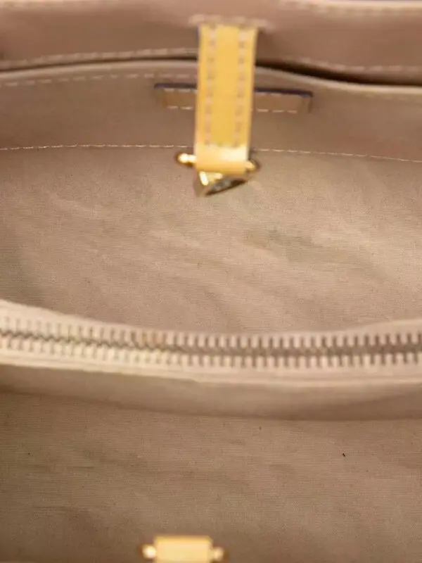 LOUIS VUITTON 2015 Monogram Vernis Montaigne Bb Satchel