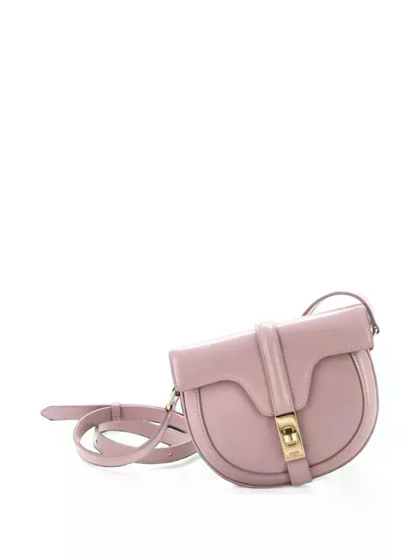 Celine Besace 16 Bag Smooth Calfskin Small Crossbody Bag - Pink