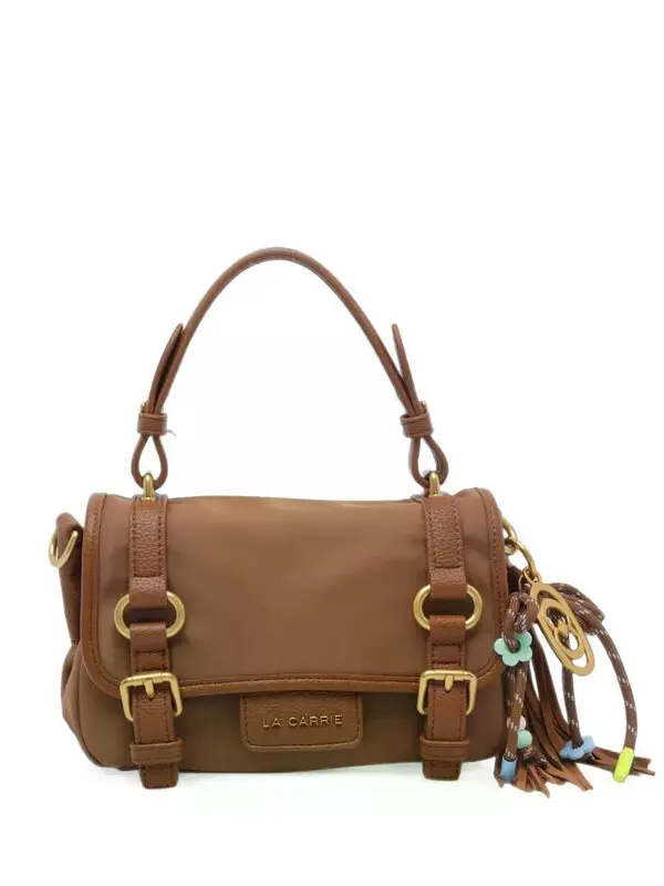 LA CARRIE Dark Wave Tote Bag - Brown
