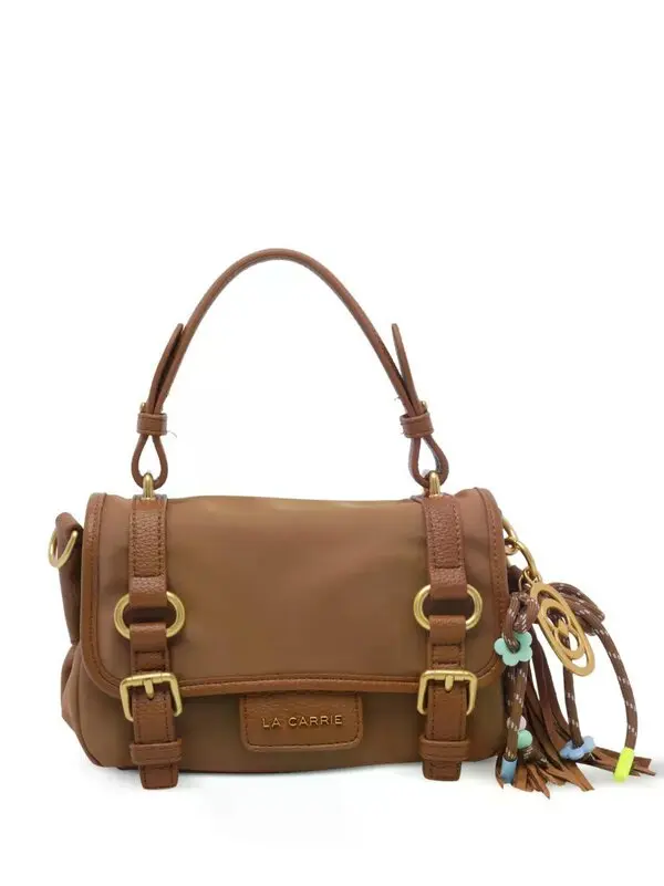 LA CARRIE Dark Wave Tote Bag - Brown