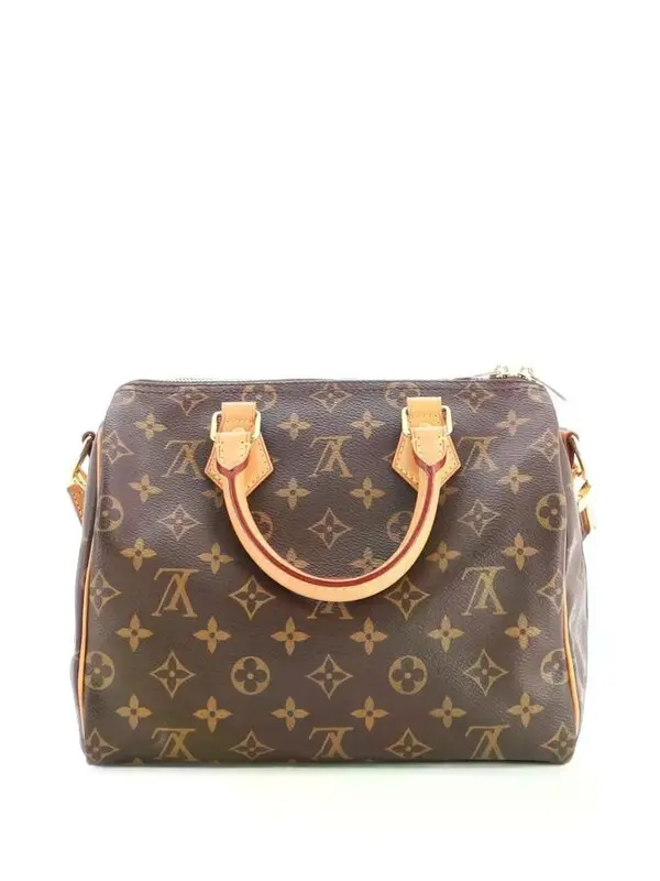 LOUIS VUITTON Speedy Bandouliere Bag Monogram Canvas 25 Satchel - Brown