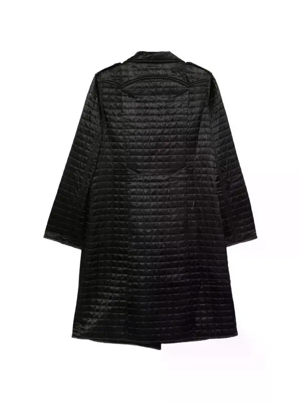 Miu Miu 2000s Quilted Double-breasted Coat