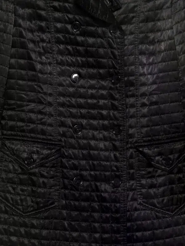 Miu Miu 2000s Quilted Double-breasted Coat
