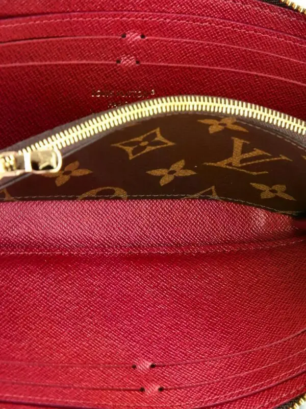 LOUIS VUITTON Clemence Wallet Monogram Canvas Small Wallets