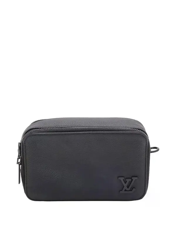 LOUIS VUITTON 2021-2026 Aerogram Alpha Wearable Wallet Crossbody Bag - Black