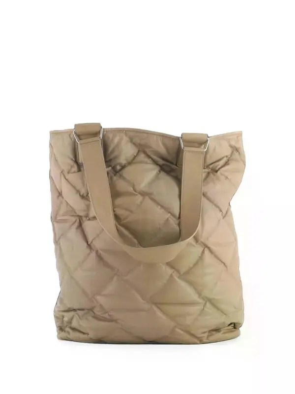 Bottega Veneta Hot Steam Padded Open Leather Tall Tote Bag - Green