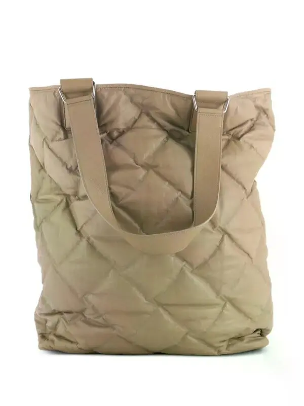 Bottega Veneta Hot Steam Padded Open Leather Tall Tote Bag - Green