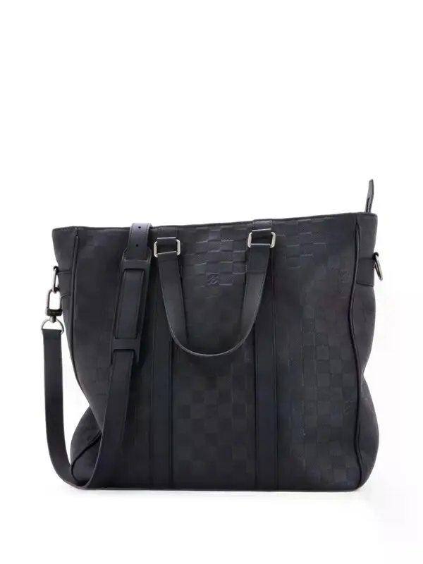 LOUIS VUITTON Tadao Handbag Damier Infini Leather Pm Tote Bag