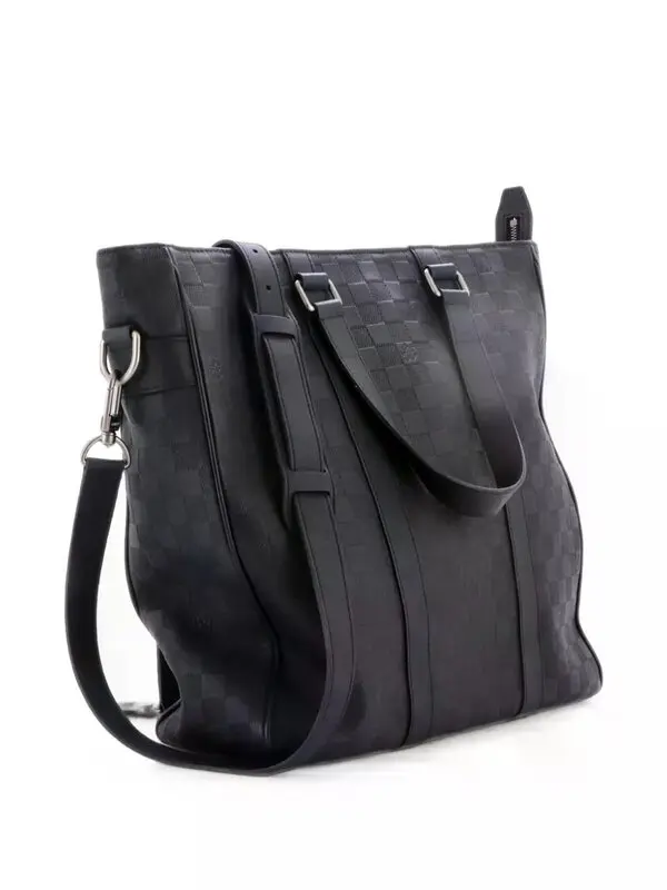 LOUIS VUITTON Tadao Handbag Damier Infini Leather Pm Tote Bag