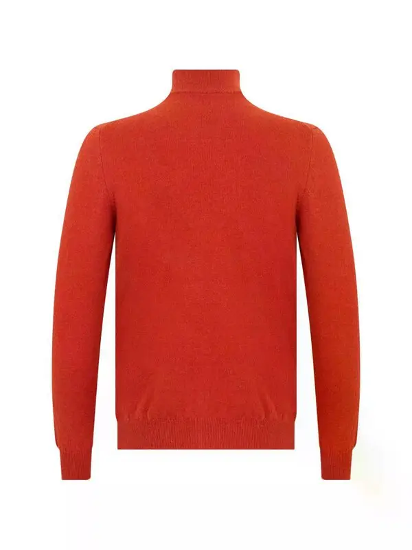 Fedeli Zip-up High-neck Cardigan