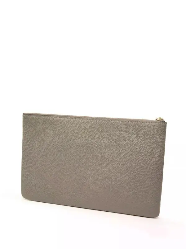 Gucci 2000-2015 Calfskin Bamboo Tassel Clutch Bag