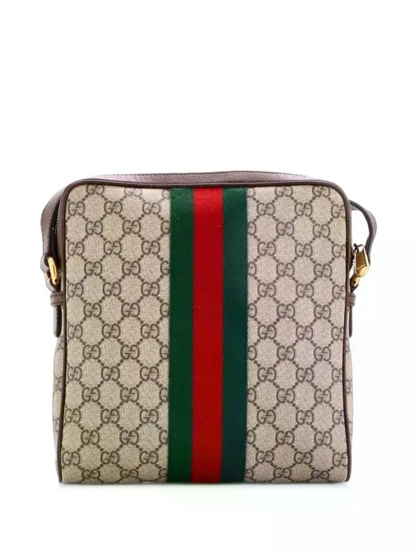 Gucci Ophidia Messenger Bag Gg Coated Canvas Small Crossbody Bag