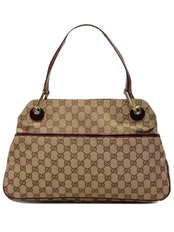 Gucci 2016-2026 Gg Canvas Eclipse Shoulder Bag - Neutrals