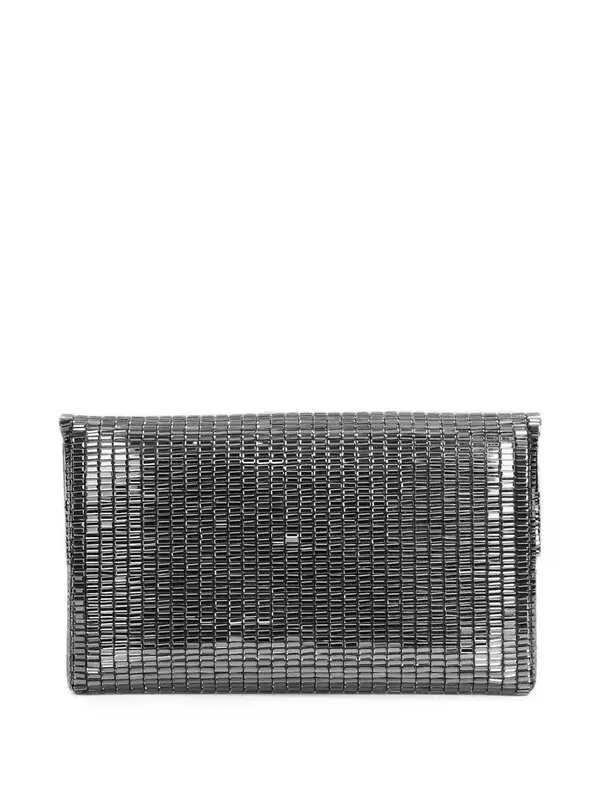 TWENTY FOURHAITCH Vega Beaded-embellishment Clutch Bag