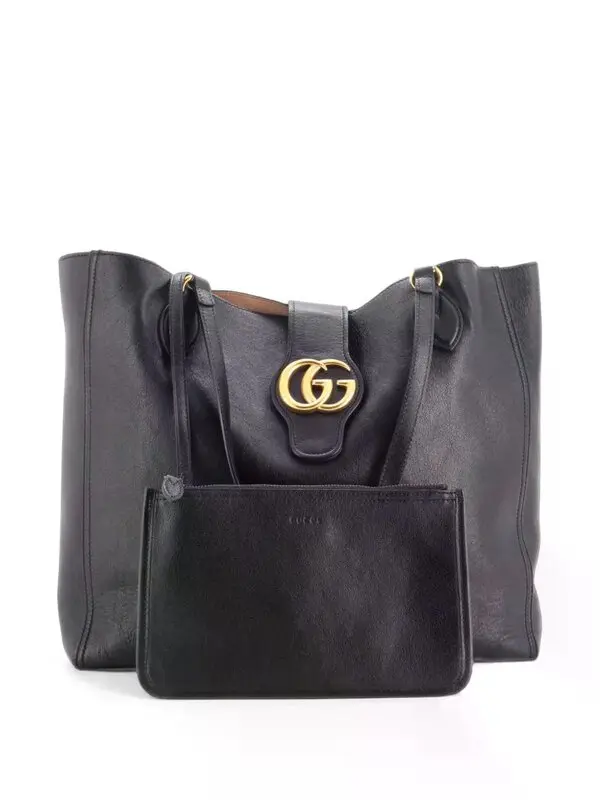 Gucci Dahlia Leather Medium Tote Bag
