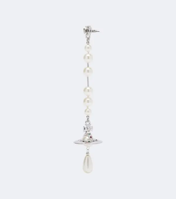 VIVIENNE WESTWOOD Orb Embellished Drop Earrings