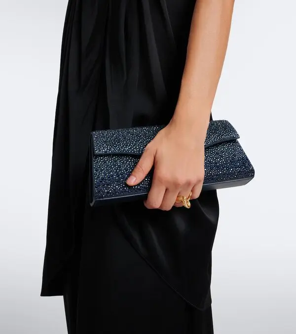 Elie Saab Midnight Embellished Clutch