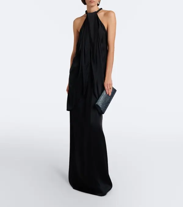 Elie Saab Midnight Embellished Clutch