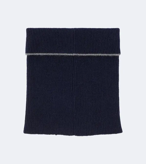 Brunello Cucinelli Logo Cashmere Snood