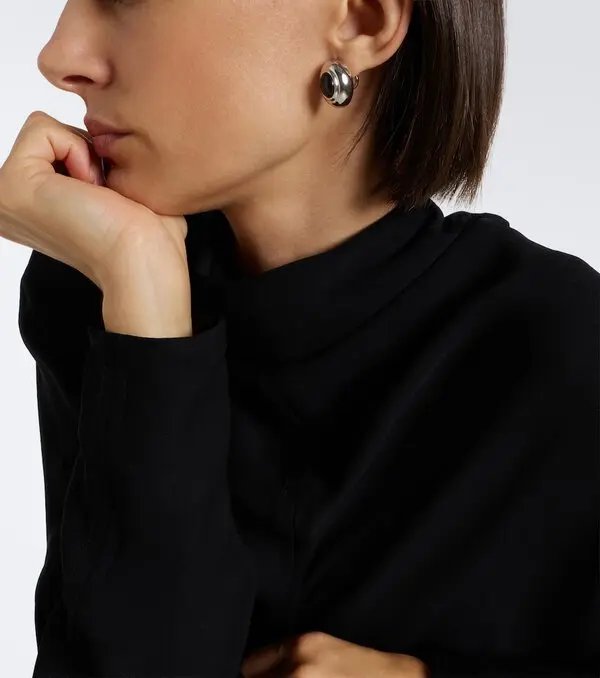 DEHANCHE Déhanche Onyx Stud Earrings