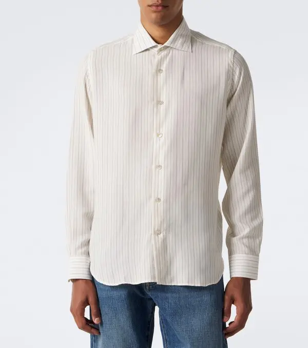 Eleventy Striped Shirt