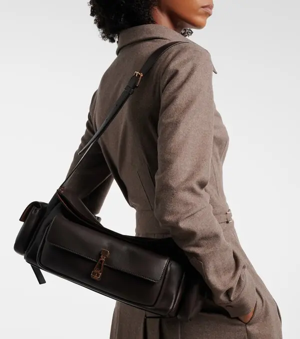 Gabriela Hearst Jebb Small Leather Shoulder Bag