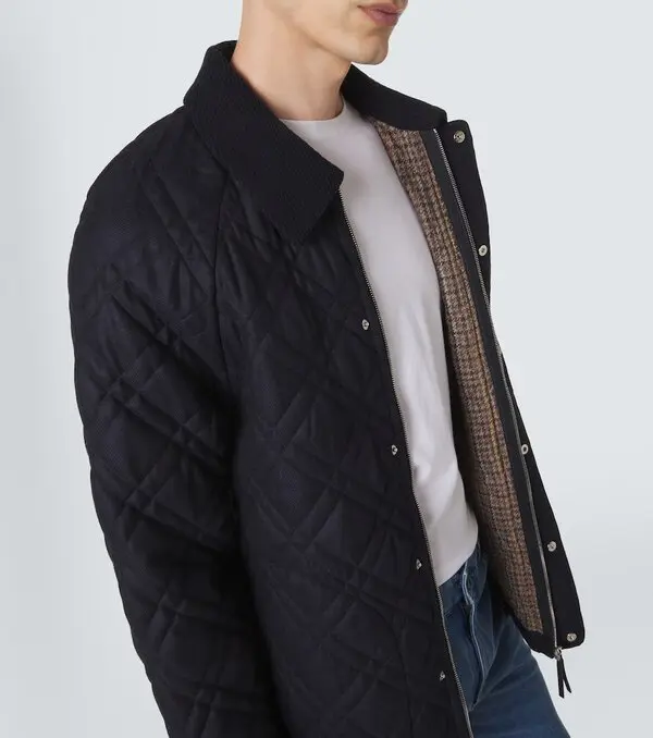 Gabriela Hearst Clarence Quilted Wool And Cashmere Jacket