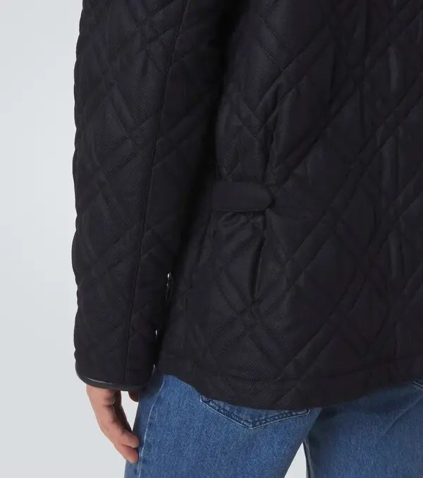 Gabriela Hearst Clarence Quilted Wool And Cashmere Jacket