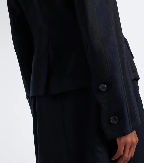 VIVIENNE WESTWOOD Georgia Striped Virgin Wool Blazer