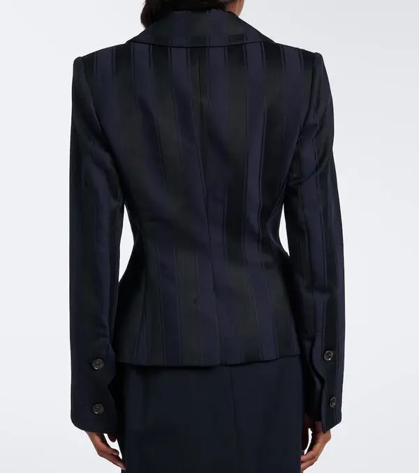 VIVIENNE WESTWOOD Georgia Striped Virgin Wool Blazer
