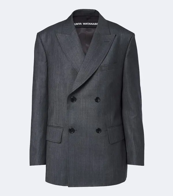 Junya Watanabe Double-breasted Wool Blazer