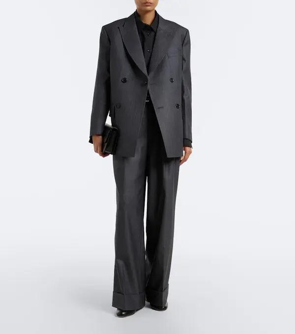 Junya Watanabe Double-breasted Wool Blazer