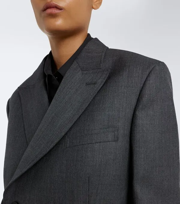Junya Watanabe Double-breasted Wool Blazer